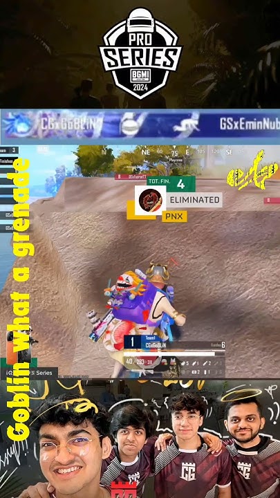 Goblin what a 1V4 #shorts #goblin #cg #bmps #bgmi #gaming #esports - YouTube