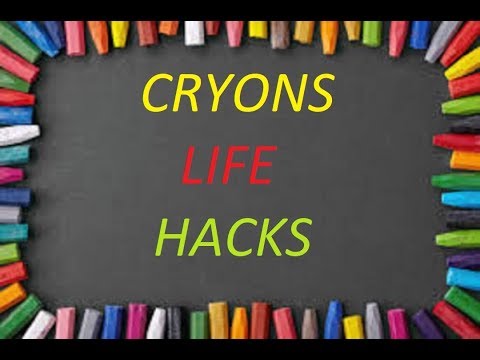 3 COOL CRAYON LIFE HACKS - YouTube