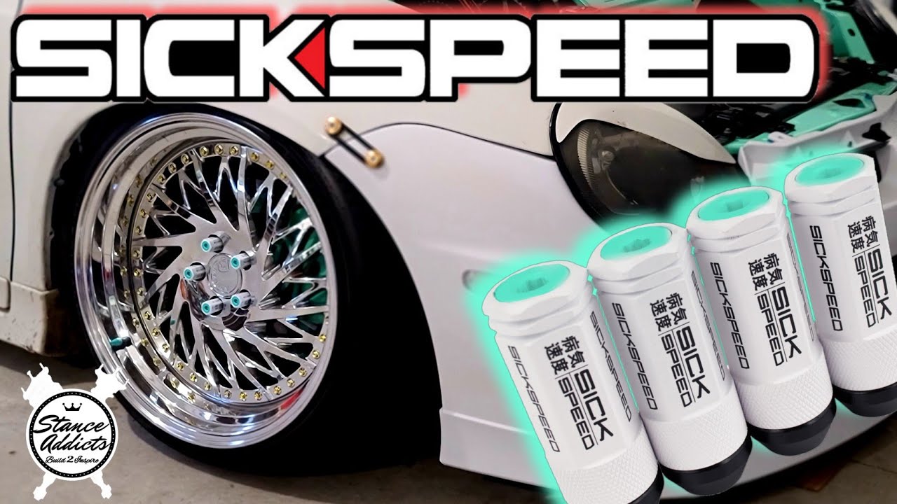 sickspeed 3 piece lug nuts - YouTube