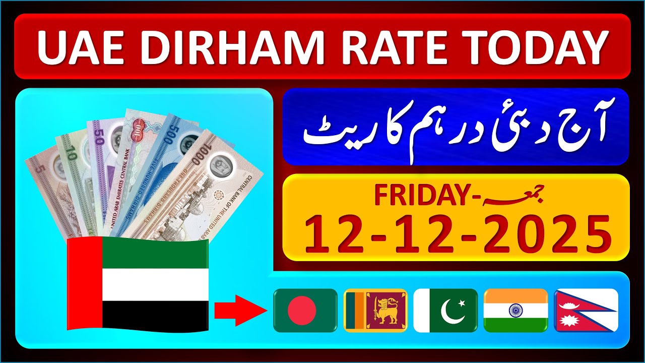 Dirham Rate Today | Aaj Dubai Dirham Ka Rate | UAE Dirham Exchange ...