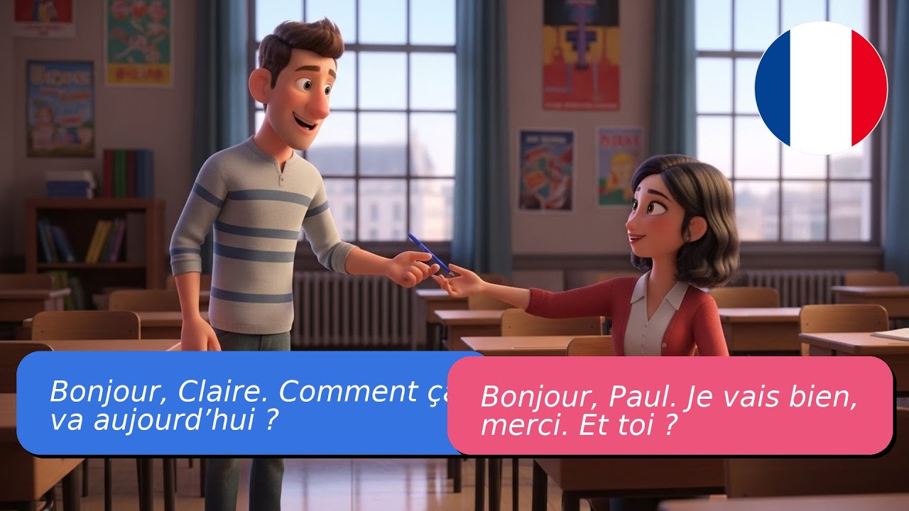 5 Everyday French Dialogues in the Classroom for Beginners | Real ...