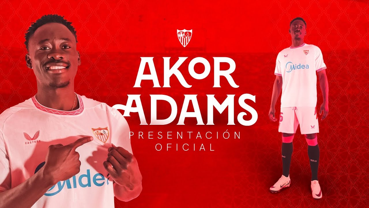 Presentación oficial de Akor Adams | EN DIRECTO - YouTube