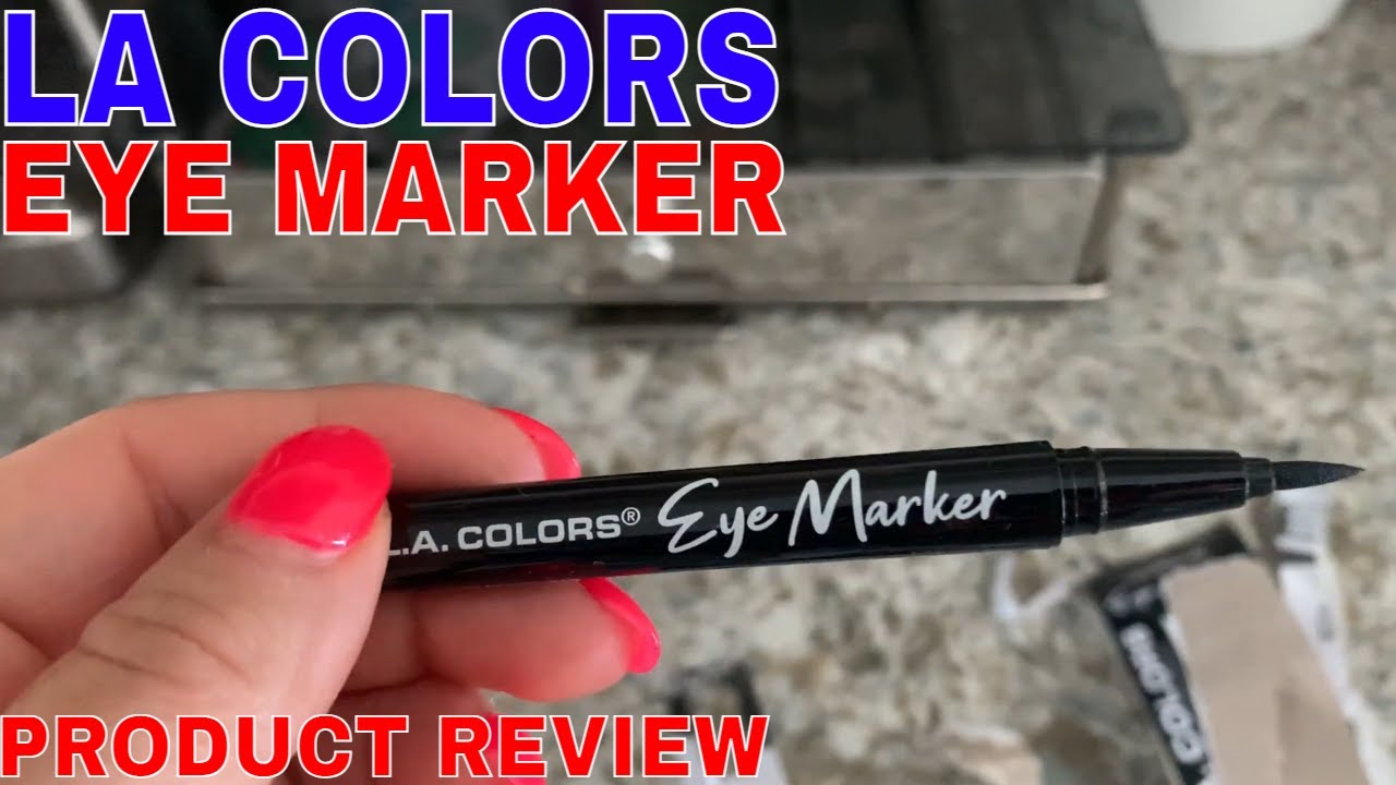 LA Colors Eye Marker 🔴 - YouTube