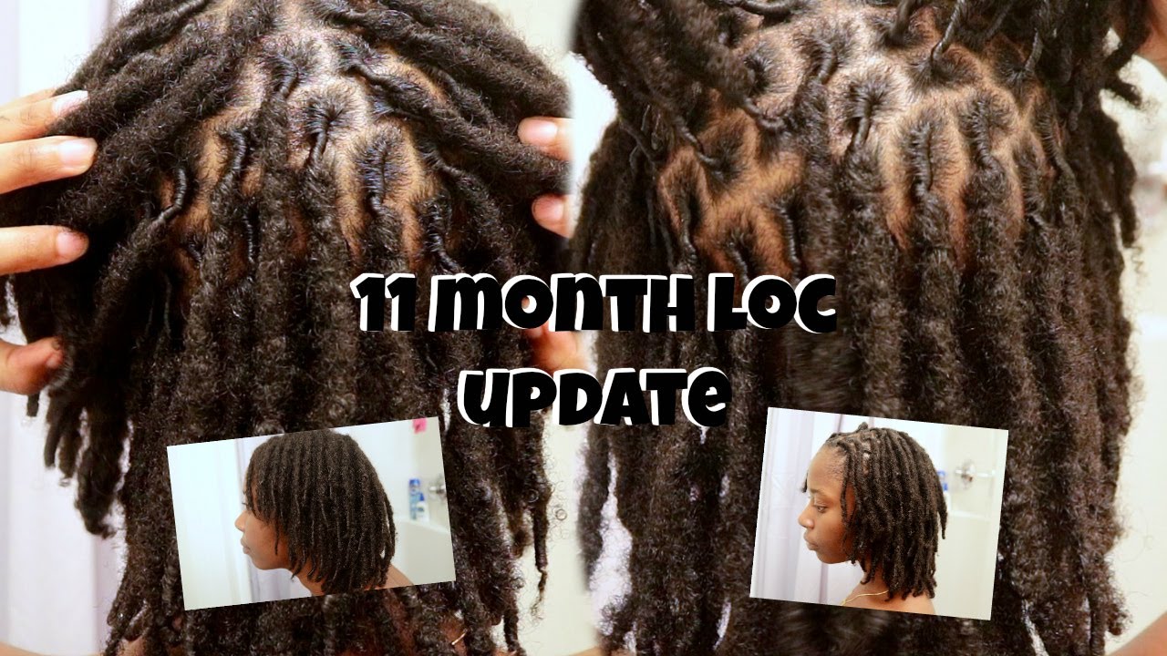 11 MONTH LOC UPDATE AND RETWIST. l STARTER LOCS, COMB COILS. - YouTube