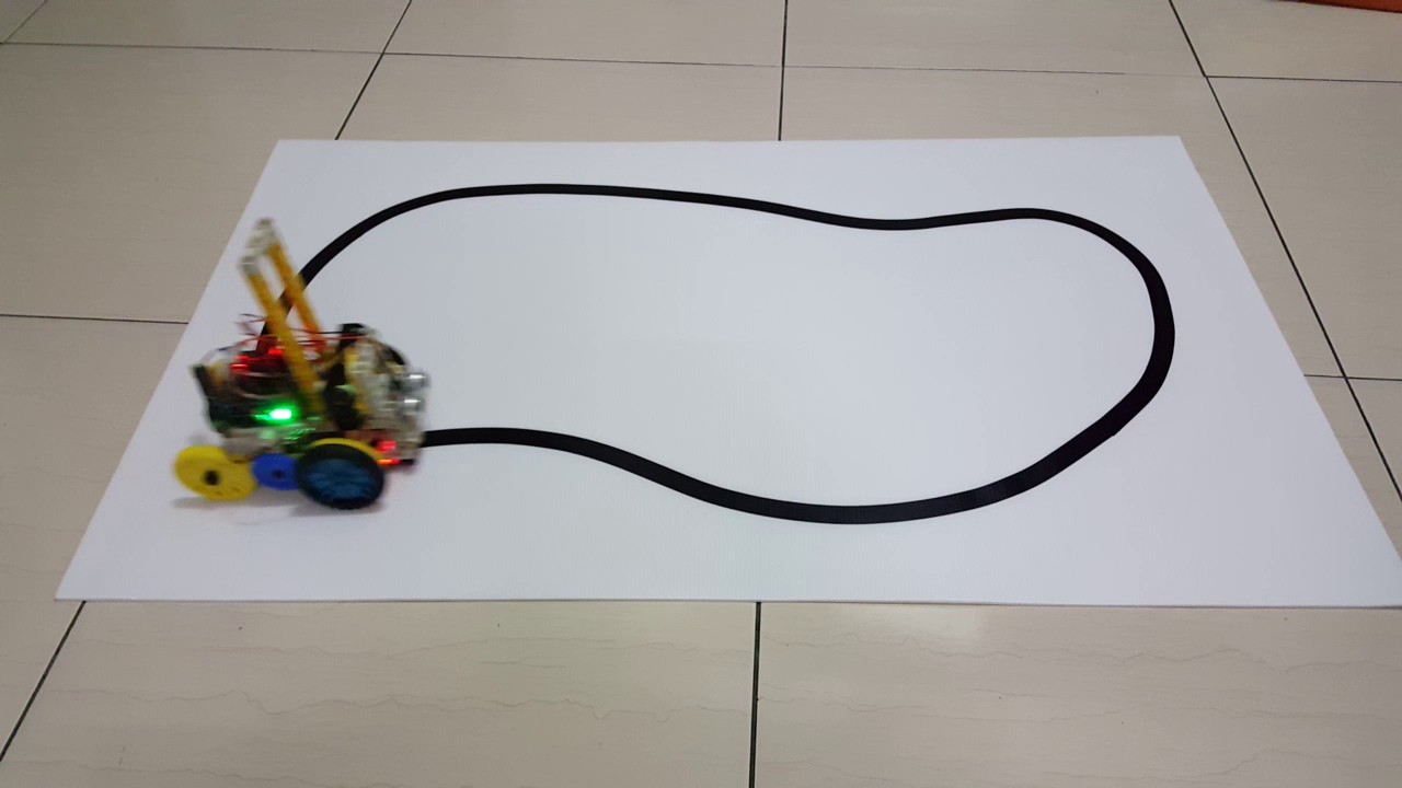 MangoBot Project 智高積木循線自走車一號(Gigo line follower robot, Powered by ...