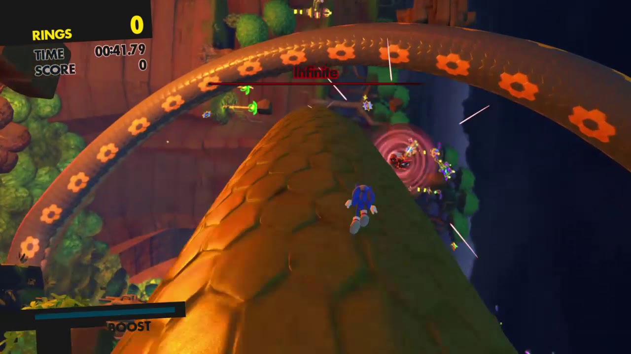 SONIC FORCES vs. Infinite part 1 - YouTube