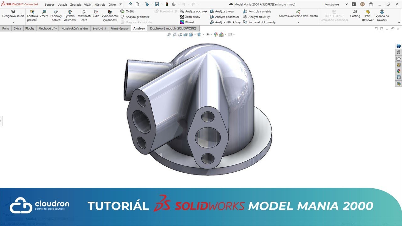07 Tutoriál SOLIDWORKS: Model Mania 2000 – cz/sk - YouTube
