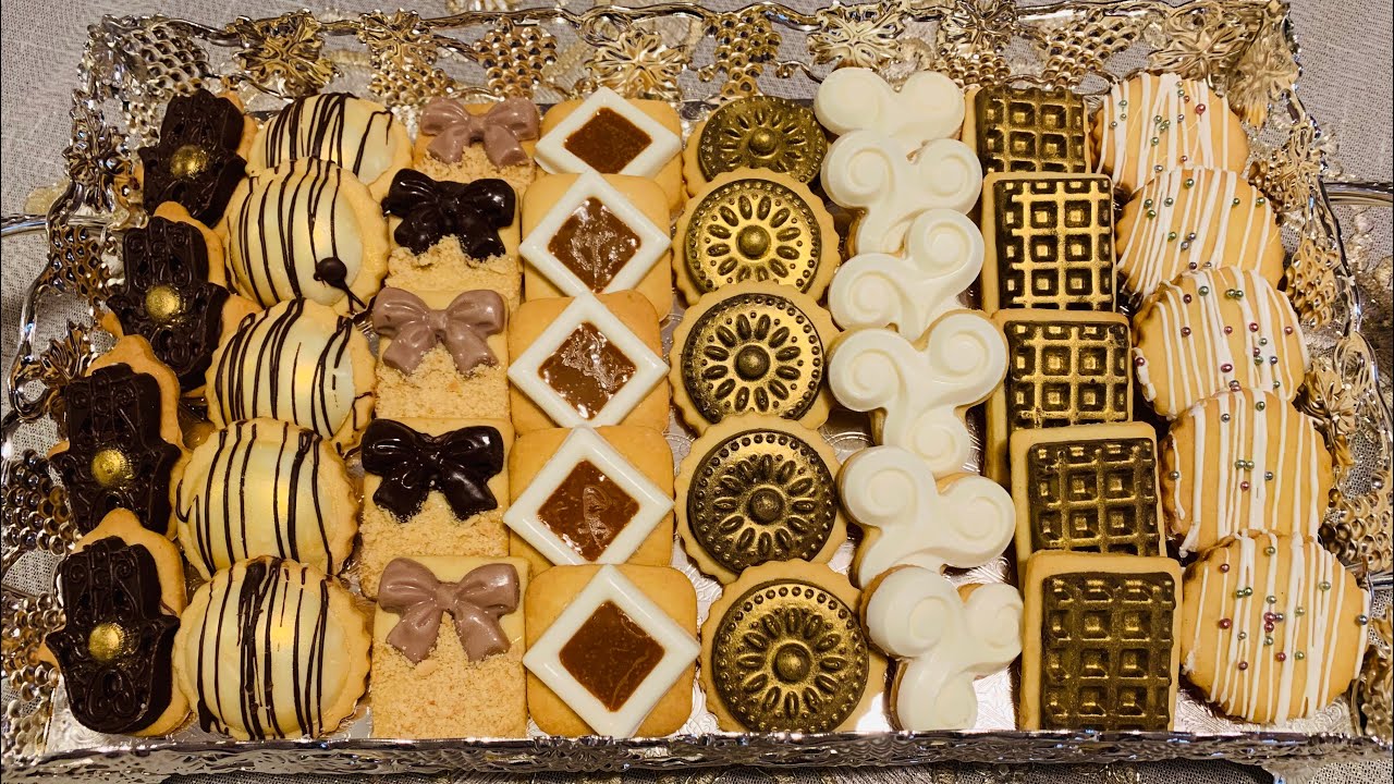 Easy traditional Moroccan cookies with white and milk chocolate - YouTube