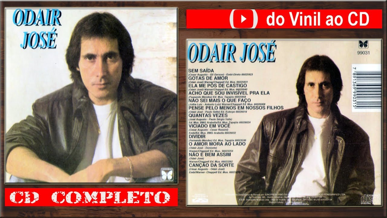 ODAIR JOSÉ-1990.(CD Completo) - YouTube
