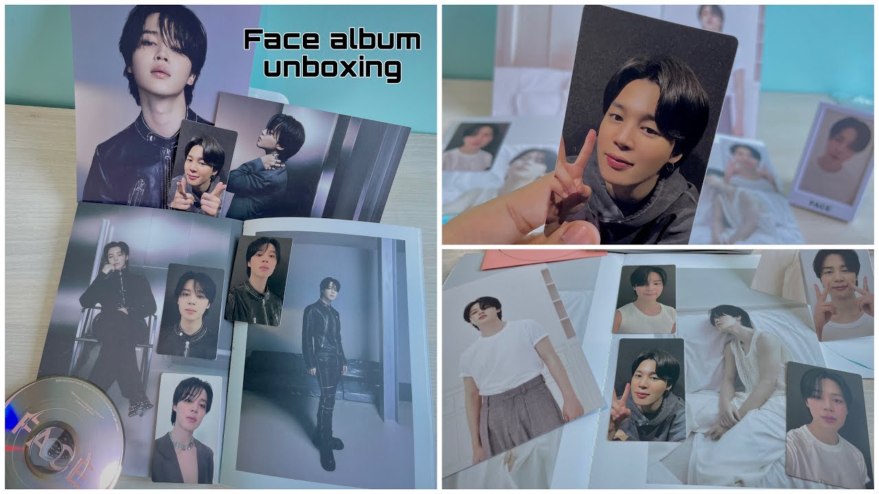jimin face album unboxing aesthetic… - YouTube
