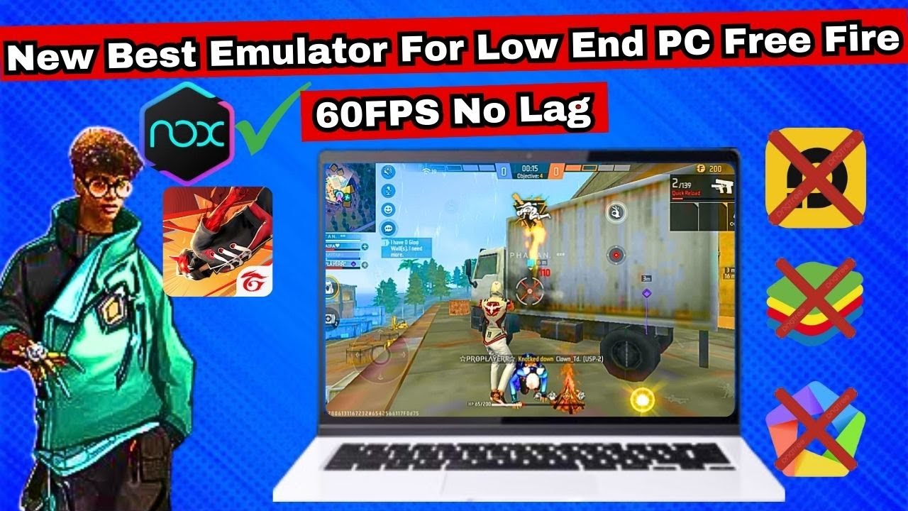 (2024)New Nox Player Best Emulator For Low End PC Free Fire OB43 New ...