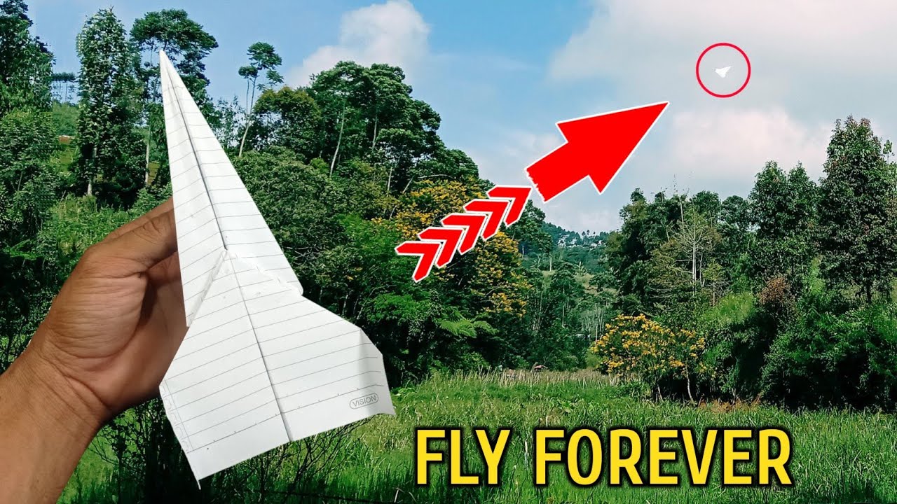 Very Simpel & Easy - How to Make a Paper Jet Airplane Fly Far Forever ...