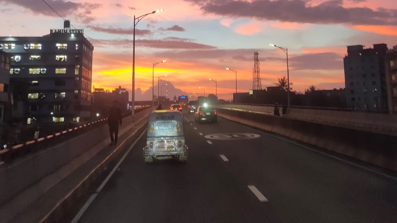 Mayor Hanif Flyover At Evening Time | The largest multipurpose flyover ...