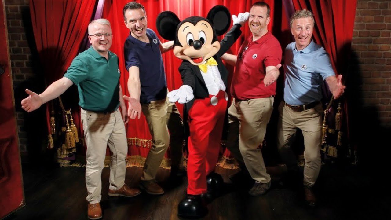 Original Main Street Quartet Performs for Mickey Mouse Celebrating ...