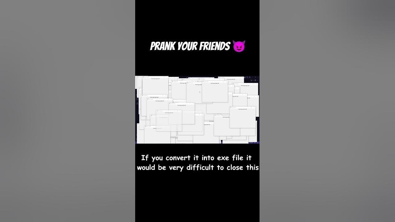 how to prank your friends using python - 2 | Python malware | Virus # ...