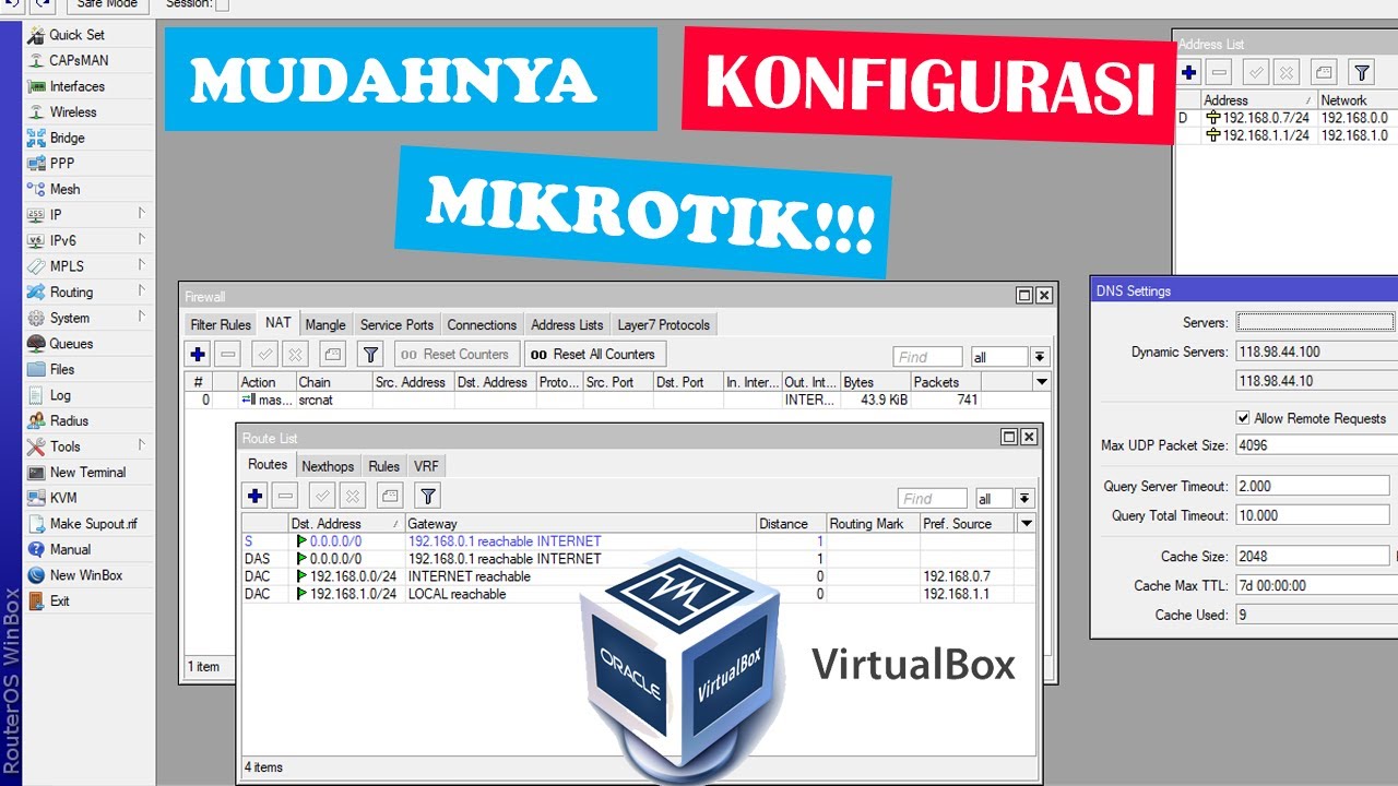 Konfigurasi Dasar Mikrotik Menggunakan Winbox Konfigurasi Mikrotik My