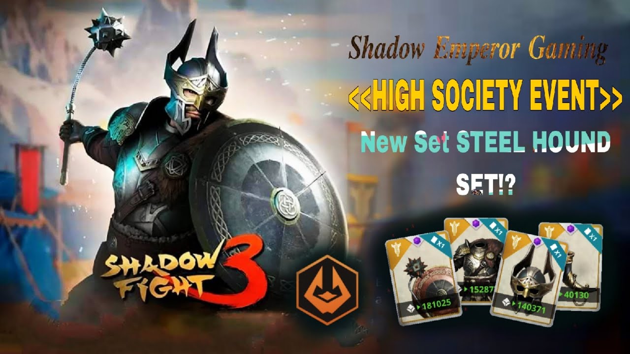 Shadow Fight 3 : Complete Walkthrough | New Set STEEL HOUND SET / High ...