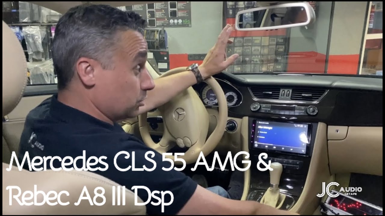 Mercedes CLS 55 AMG & Rebec A8 III DSP - YouTube