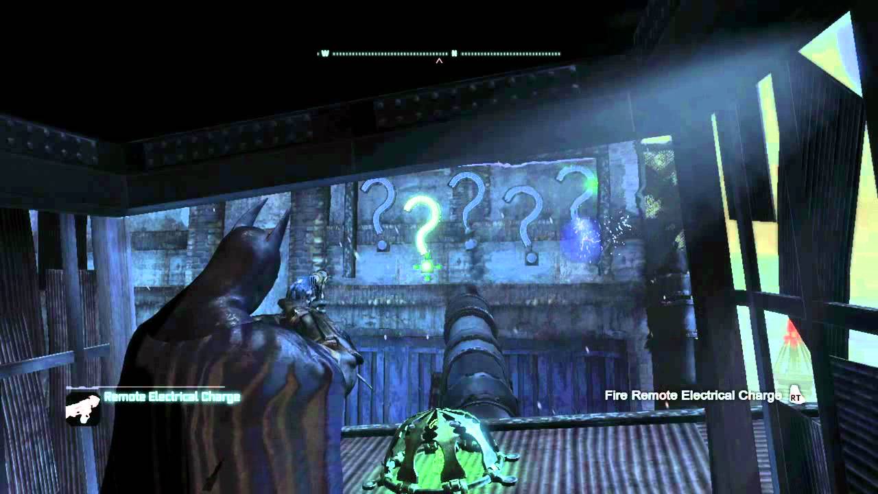 Batman: Arkham City - Riddler Trophy Guide Amusement Mile #14 - YouTube