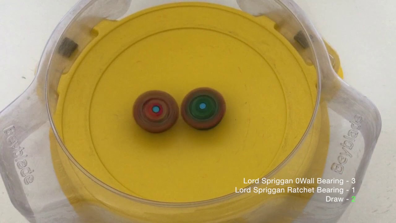 Opposite Spin Disc Test: 0Wall vs Ratchet on Lord Spriggan Bearing vs ...
