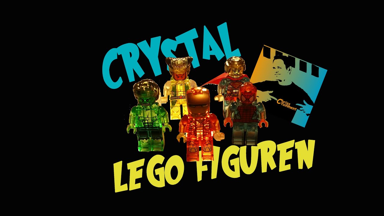 CRYSTAL LEGO-Brickfiguren Super Heros MARVEL & DC - YouTube