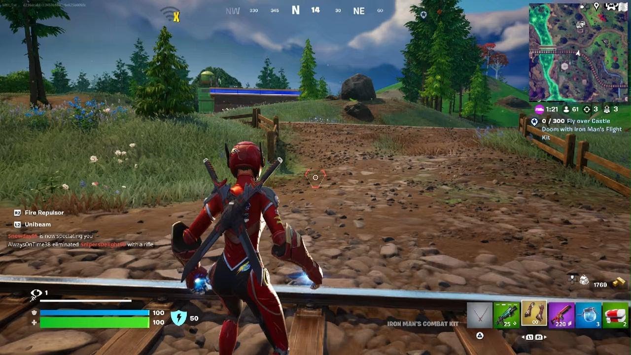 Fortnite Battle royal chapter 5 S4 Rogue gunner combo gameplay - YouTube