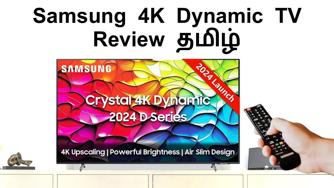 Samsung Dynamic Crystal 4K TV Review in tamil - YouTube