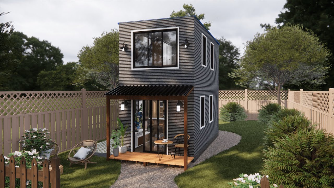 Charming Loft Bedroom Home | 3x6 Meters (10x20 Feet) | Smart & Space ...