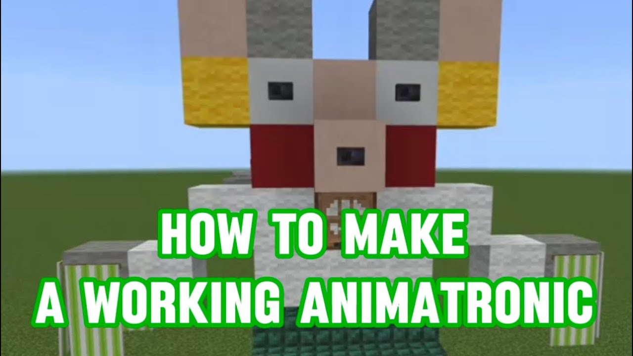 How to make a working Animatronic in Minecraft - YouTube