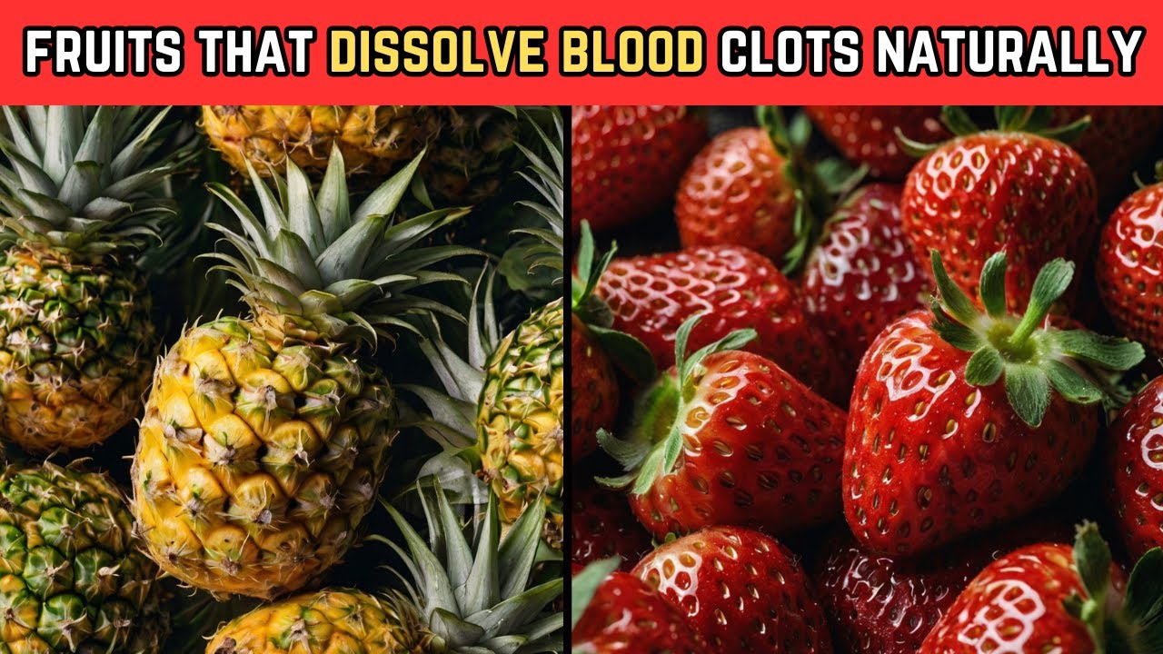 Top 10 Fruits That MELT Blood Clots Naturally - YouTube