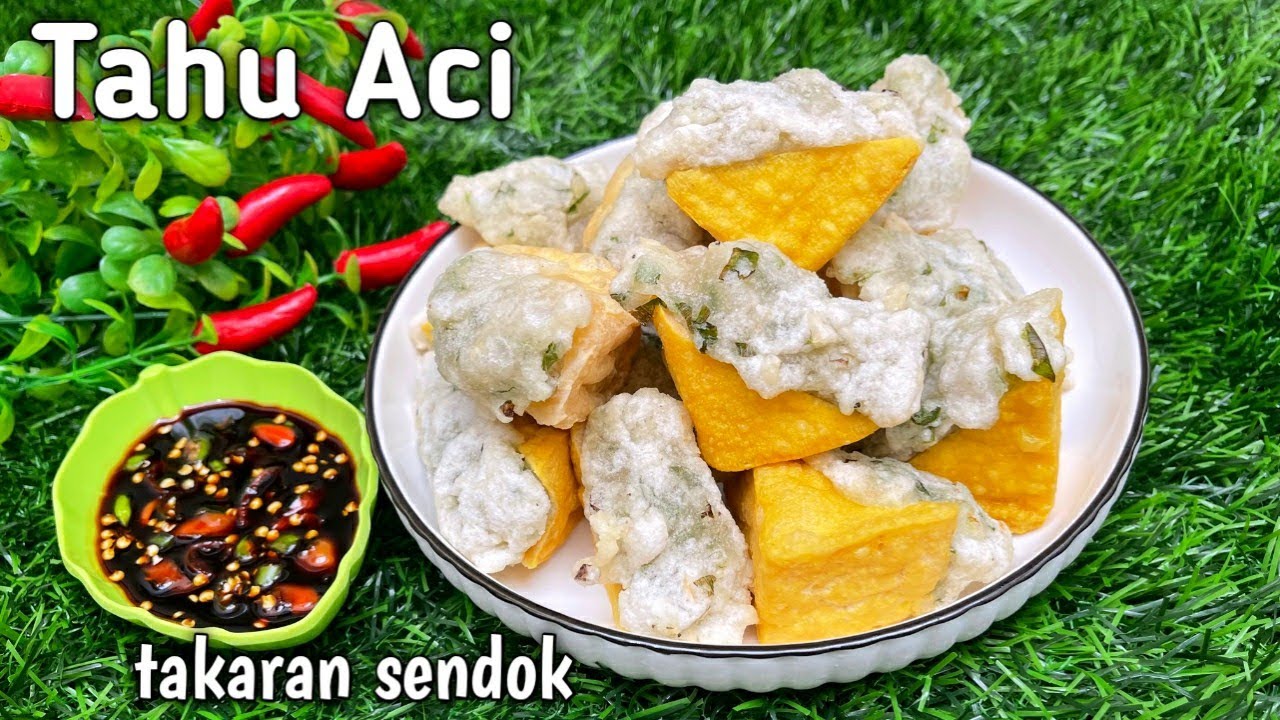 Tahu Aci Tegal Takaran Sendok Cemilan Simple Youtube