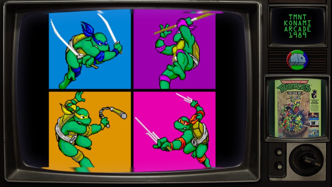 Teenage Mutant Ninja Turtles Konami Arcade 1989 - YouTube