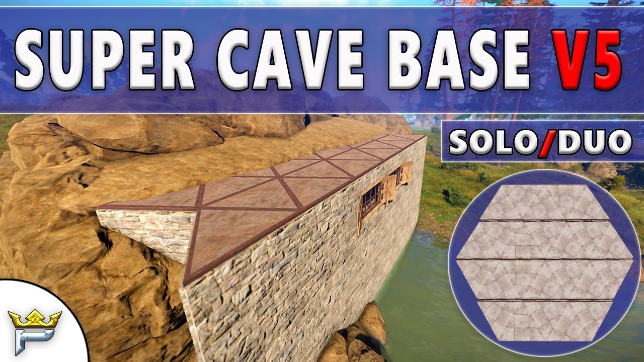 SUPER CAVE BASE V5 | Rust 2017 (40 rockets) - YouTube