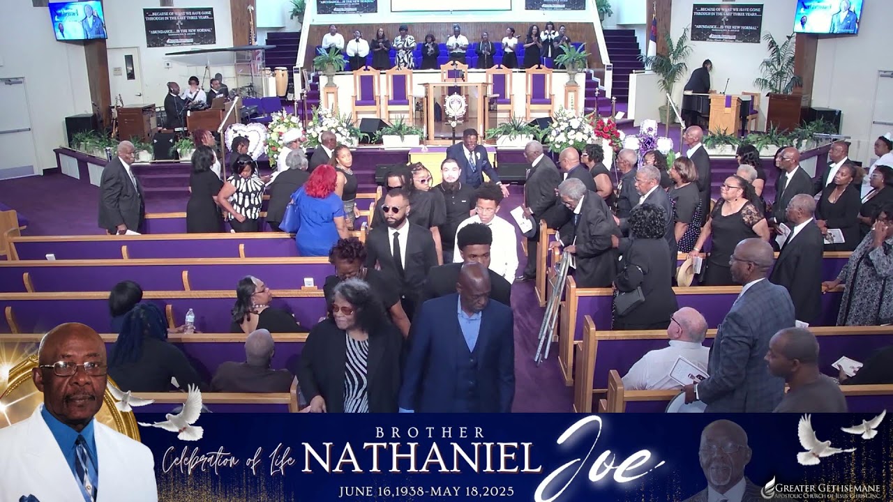 🕊️Celebration Of Life For Brother Nathaniel Joe🕊️ - YouTube
