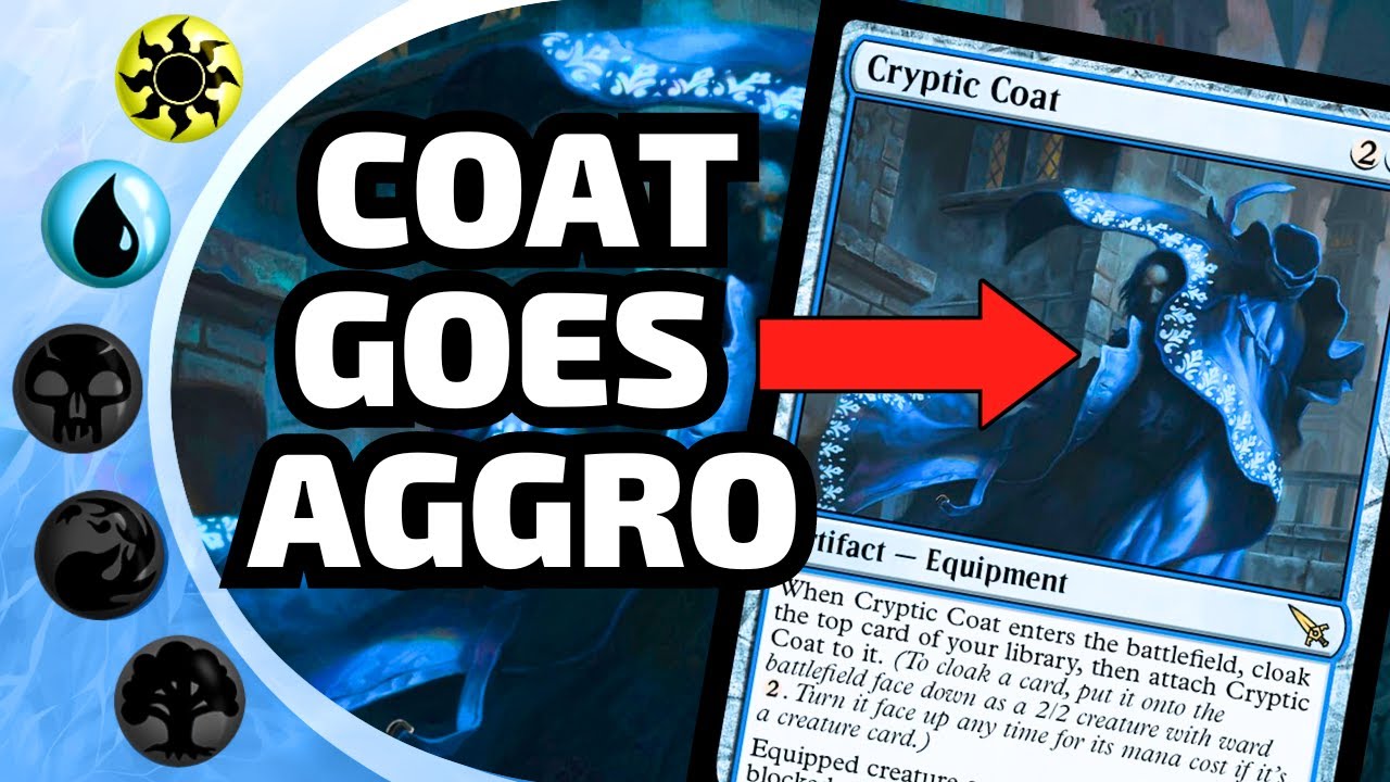 🔵⚪The BEST Cryptic Coat Deck In Standard | MTG Arena Gameplay Deck Tech - YouTube