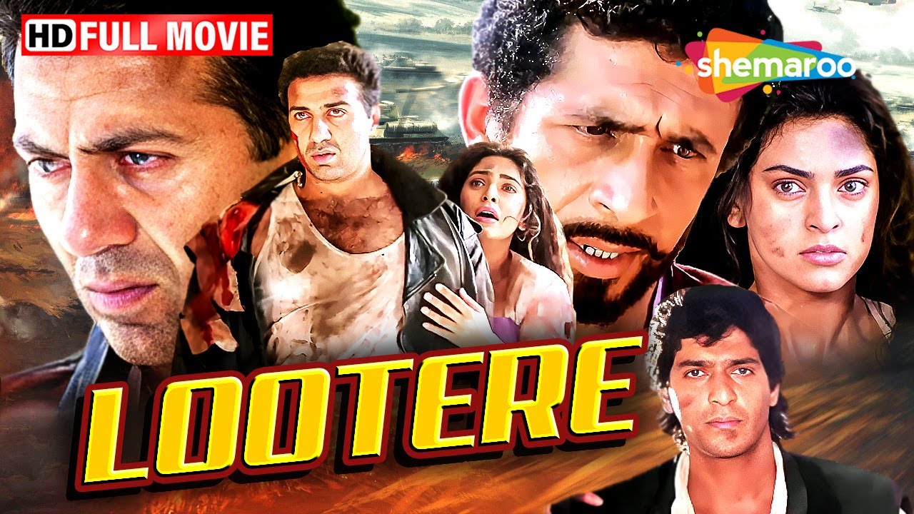 सनी देओल की ब्लॉकबस्टर एक्शन फिल्म - Lootere (1993) - Sunny Deol, Juhi Chawla - Full Movie (HD ...