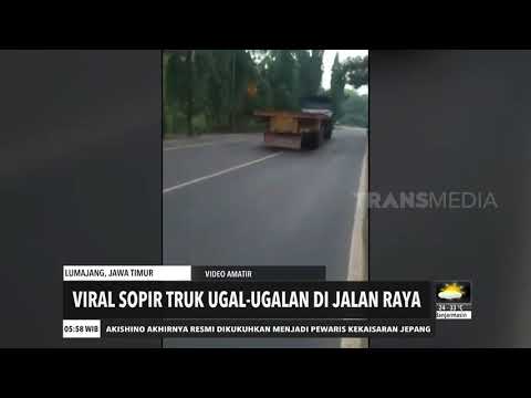 Viral Sopir Truk Ugal Ugalan Di Jalan Raya | REDAKSI PAGI (08/11/20)