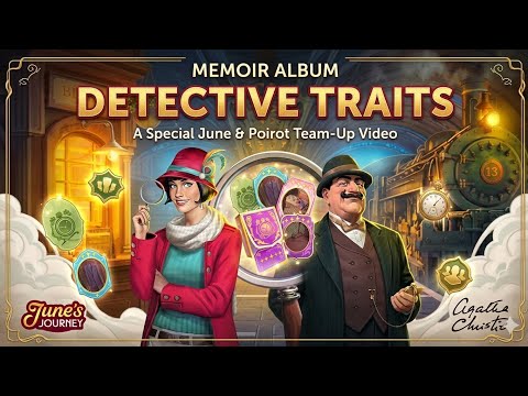 JUNE'S JOURNEY MEMOIR ALBUM DETECTIVE TRAITS JUNE AND Agatha Christie 4K HD 
