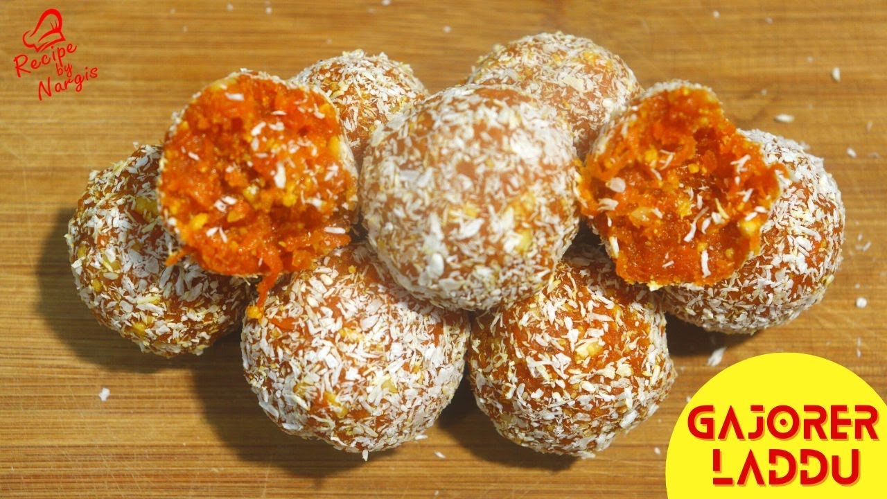 Gajorer Laddu ॥ How To Make Carrot Laddu ॥ Gajorer Laddu Recipe - YouTube