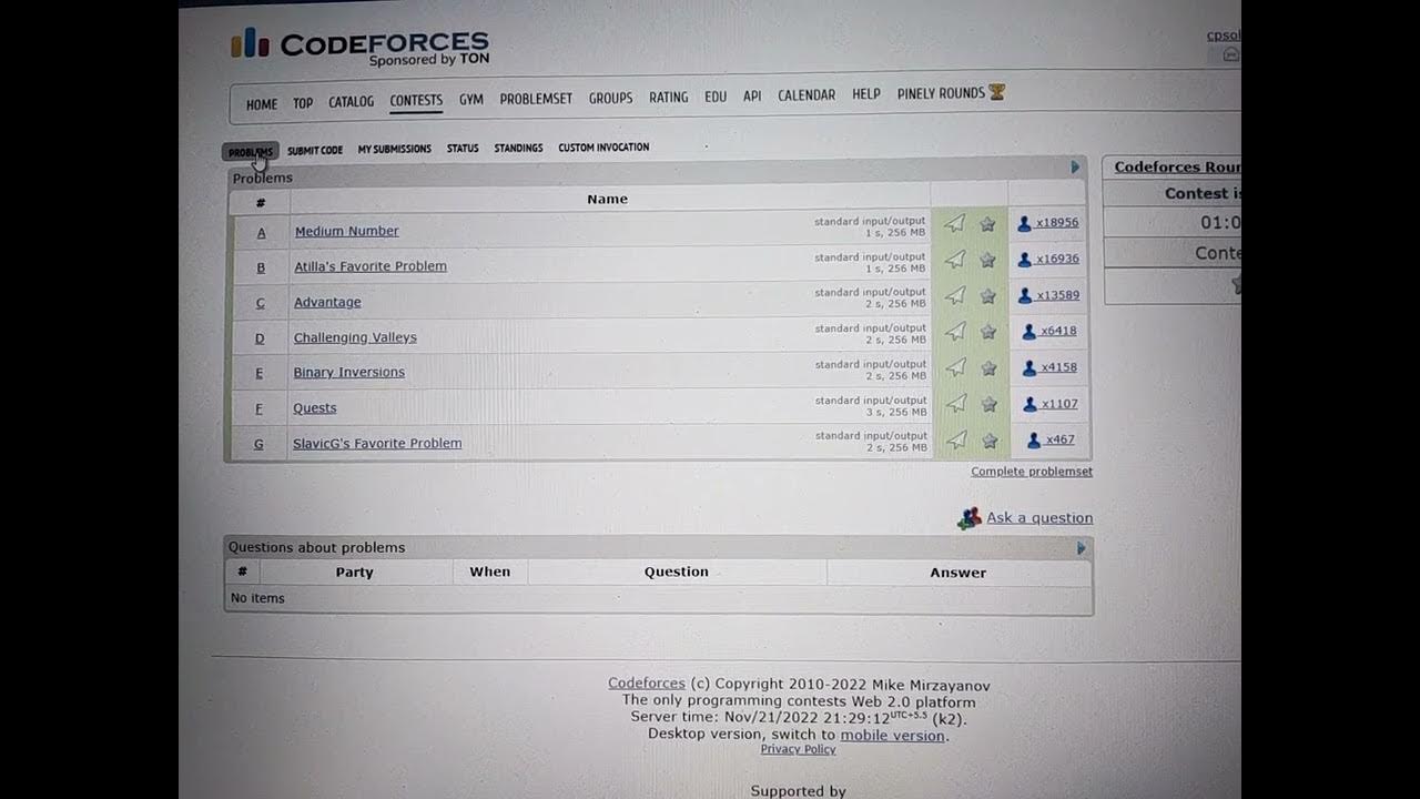 Absolutely FREE C++ Solution to ALL PROBLEMS A, B, C, D , E, F and G, Codeforces Round #835 (Div ...