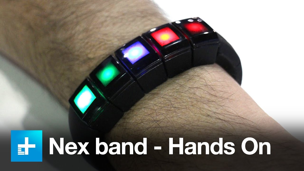 Nex Band - Hands on at CES 2016 - YouTube