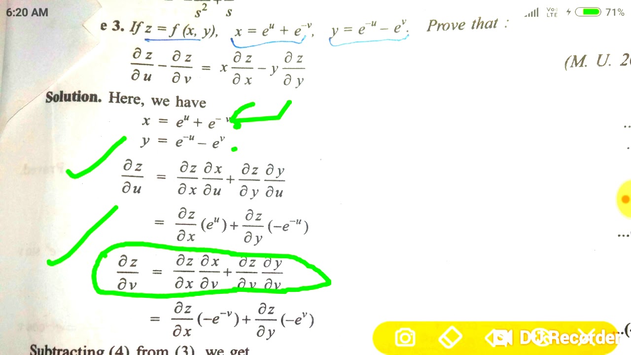 Total differential coefficient - YouTube