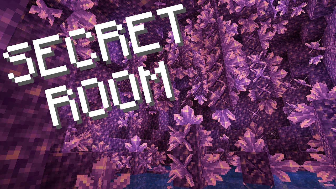 Minecraft new secret room in amethyst geode! - YouTube