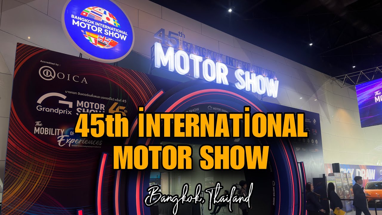 45th International Motor Show in Bangkok! - YouTube