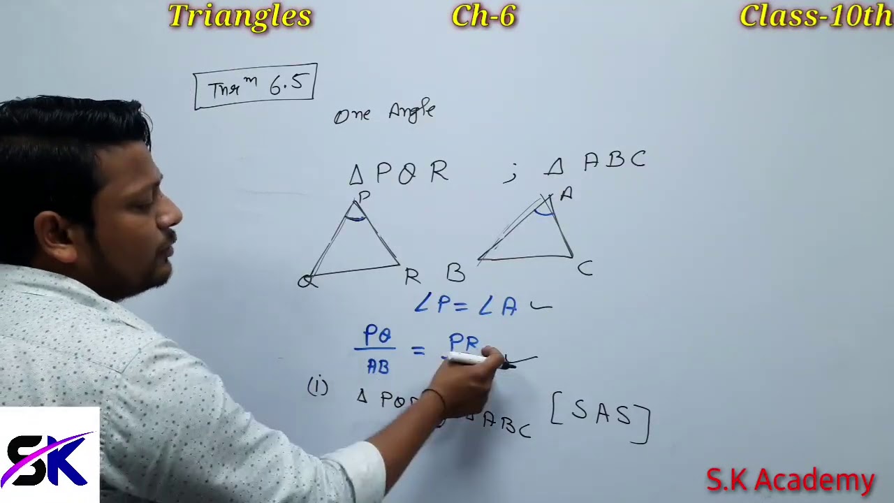 lecture 3 triangles Chapter-6 Class-10th CBSE - YouTube