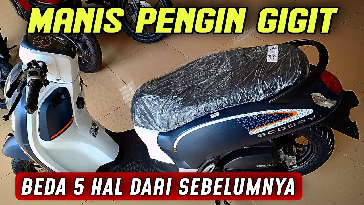 FASHION BLUE🔥SCOOPY 2023 KOMBINASI WARNA BARU - YouTube