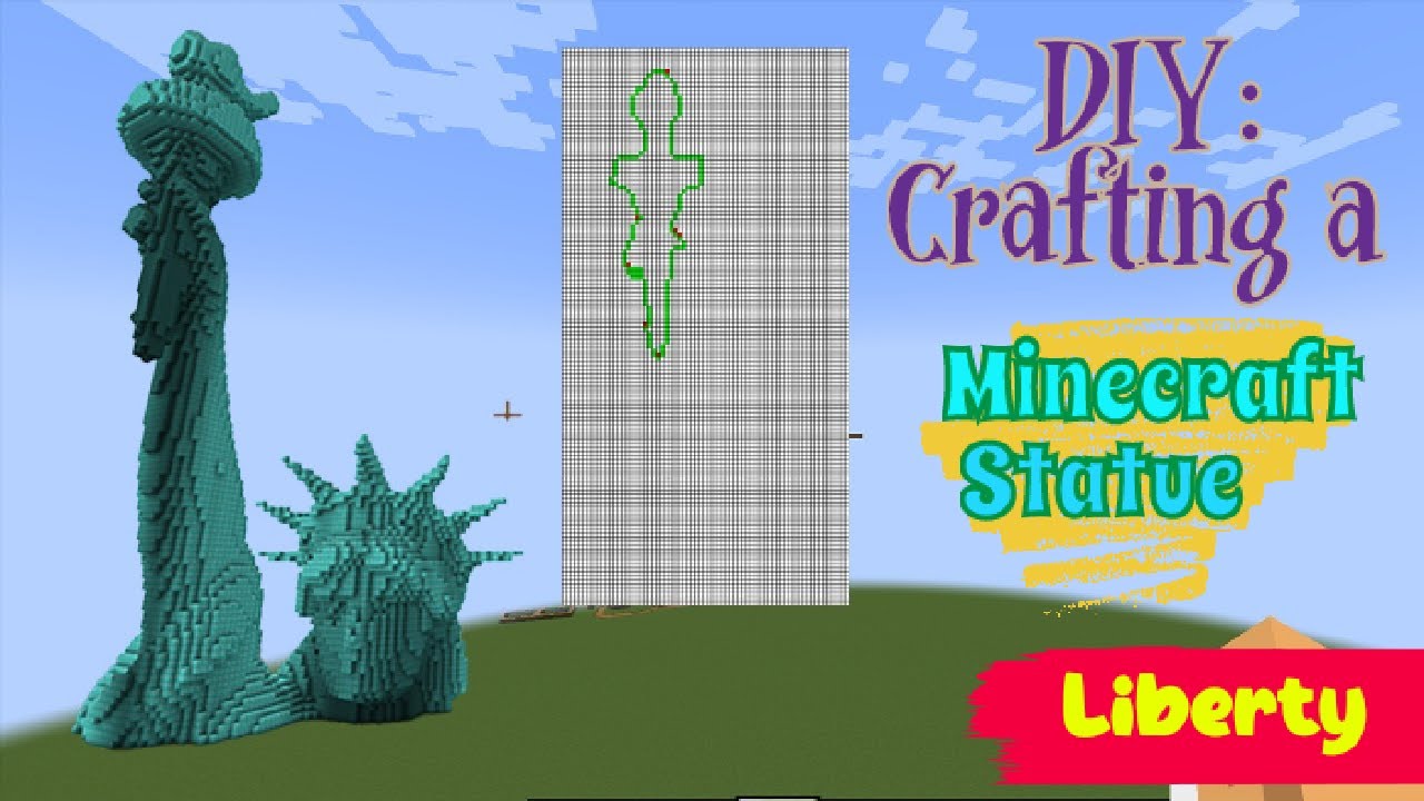 How to Build Liberty statue in Minecraft | Tutorial - YouTube