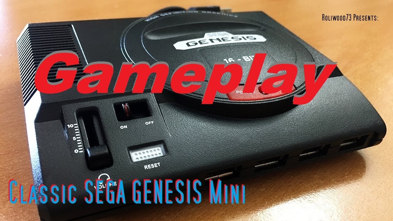 Sega Genesis Classic Mini Gameplay - YouTube