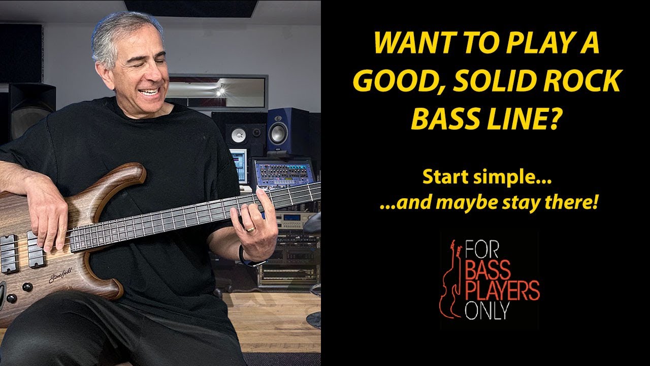 How to play a good, solid rock bass line - YouTube