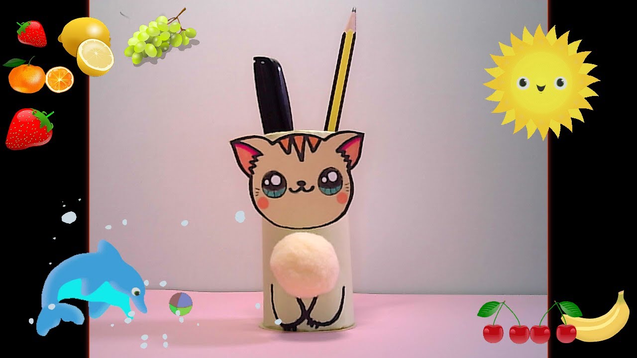 DIY kawaii Basteln Wie man einfache Bastelarbeiten macht.Papierhandwerk ...